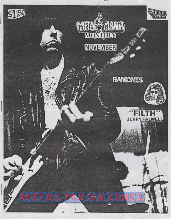METAL MAGAZINES: METAL MANIA (USA)