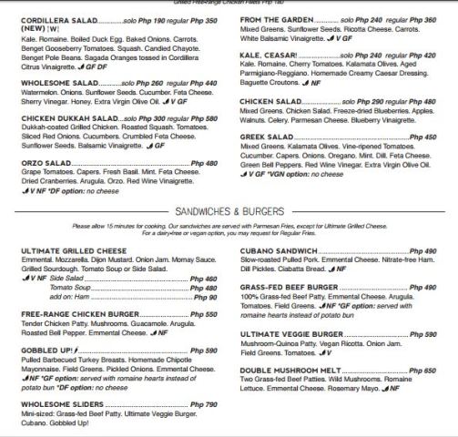 ERICJAZ FOODIES: THE WHOLESOME TABLE