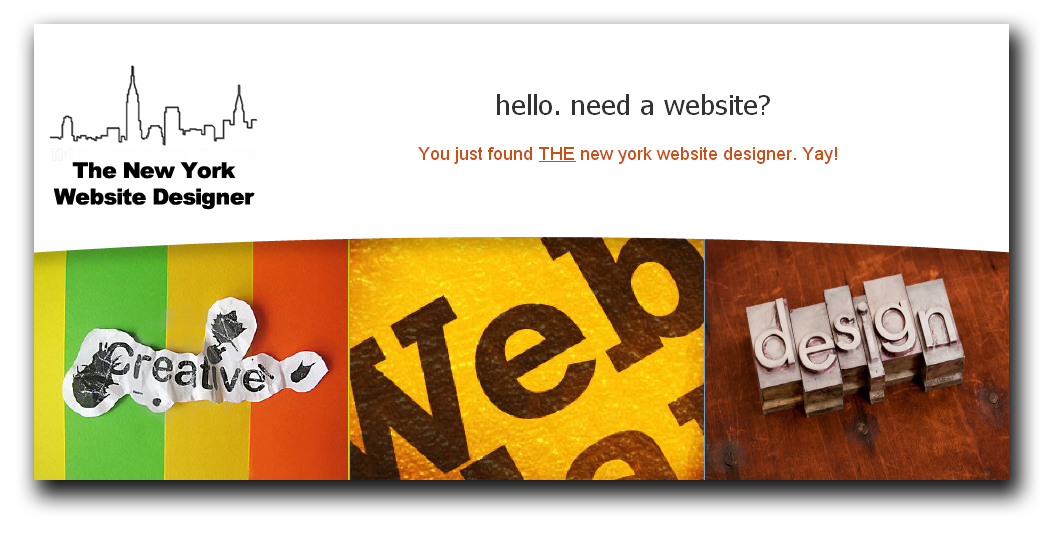 New York Website Designer . Freelance Web Designer based in New York ...