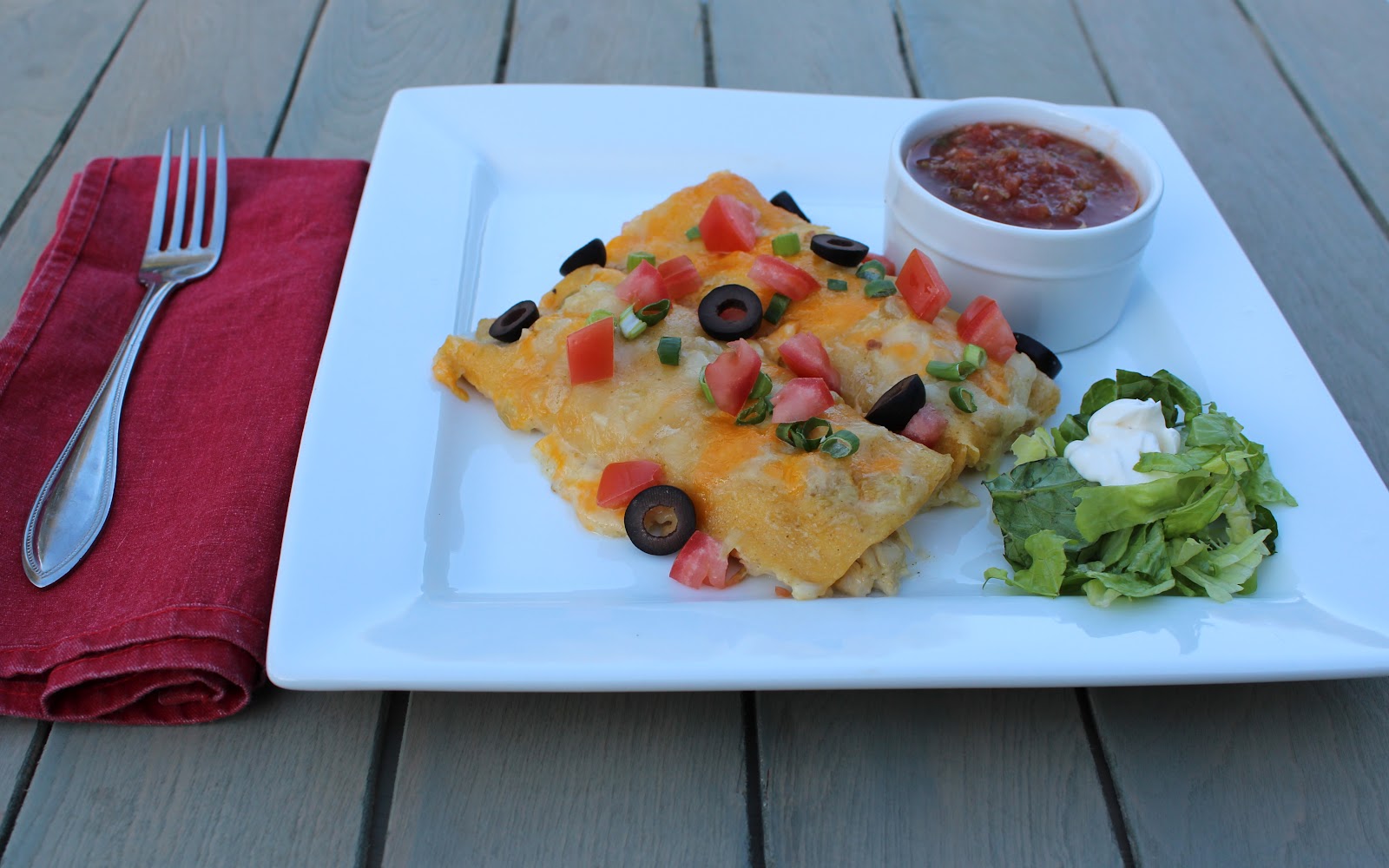 Sprinkle Some Sunshine!: creamy chicken enchiladas party!