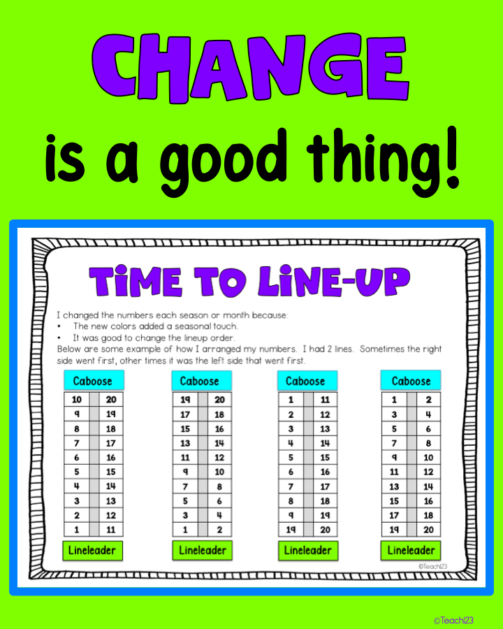 Time to Line Up! FREE printables | Teach123