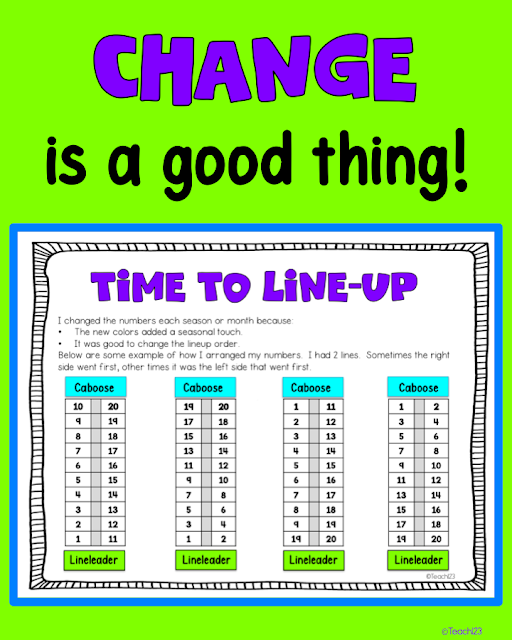 Time to Line Up! FREE printables | Teach123