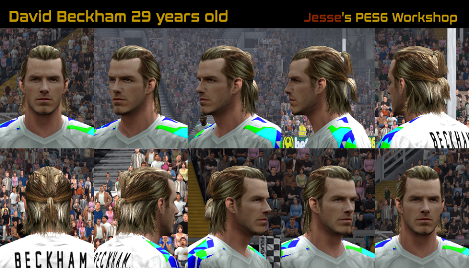 Face David Beckham facepack | By Jesse's PES5 / PES6 Workshop