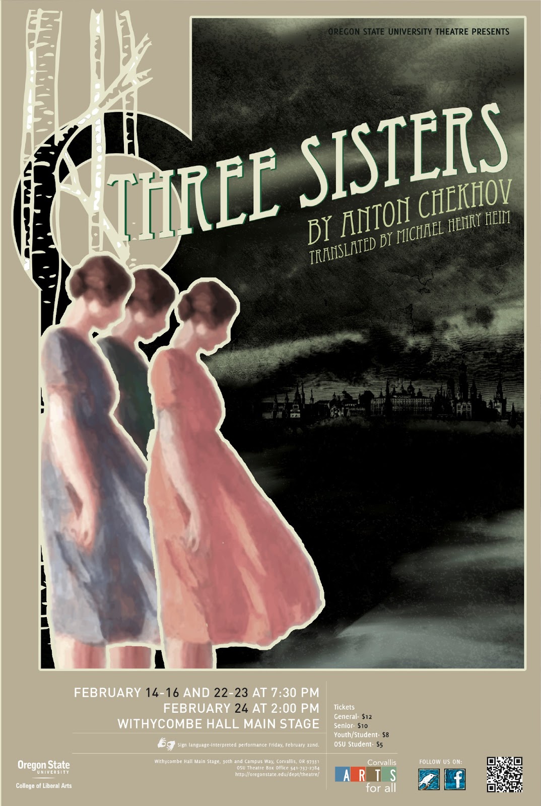 OSU Theatre Plays: Three Sisters Rehearsal Journal