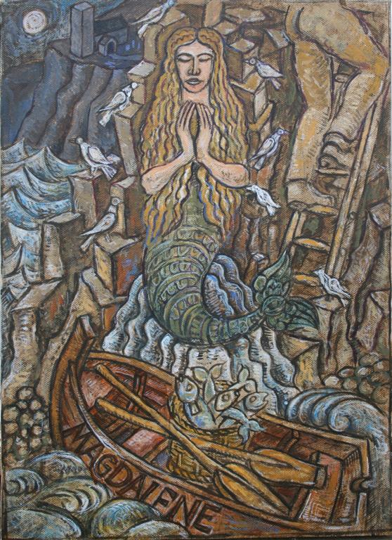 Stephen Bird Paintings and Drawings: The Reverend RS Hawker and his Cats