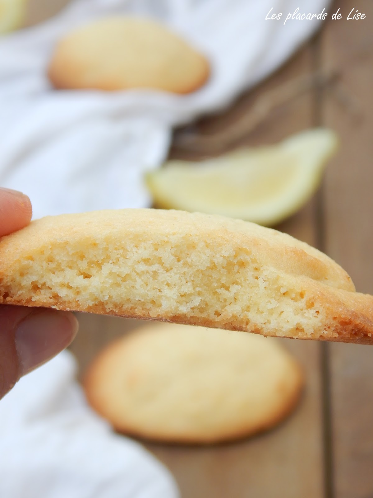 Biscuits moelleux au citron - Les Placards de Lise