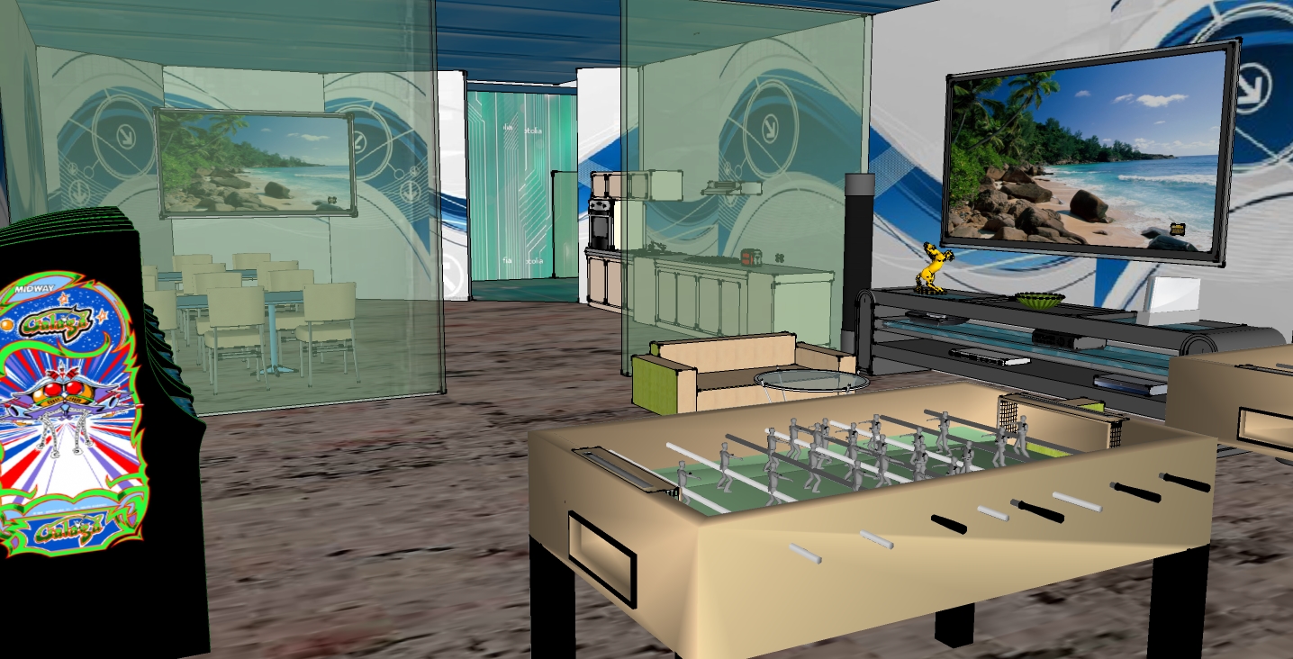 Jas On Vu: Video Game center - Habour Front Center design