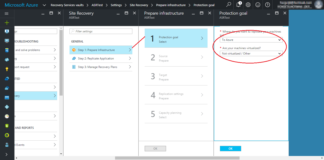 老腫的IT日誌: 手把手教你設定Microsoft Azure Site Recovery(ASR)(1) - 實體主機篇（圖多）