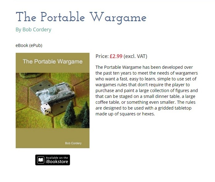 Wargaming Miscellany: The Portable Wargame book ... is now available!