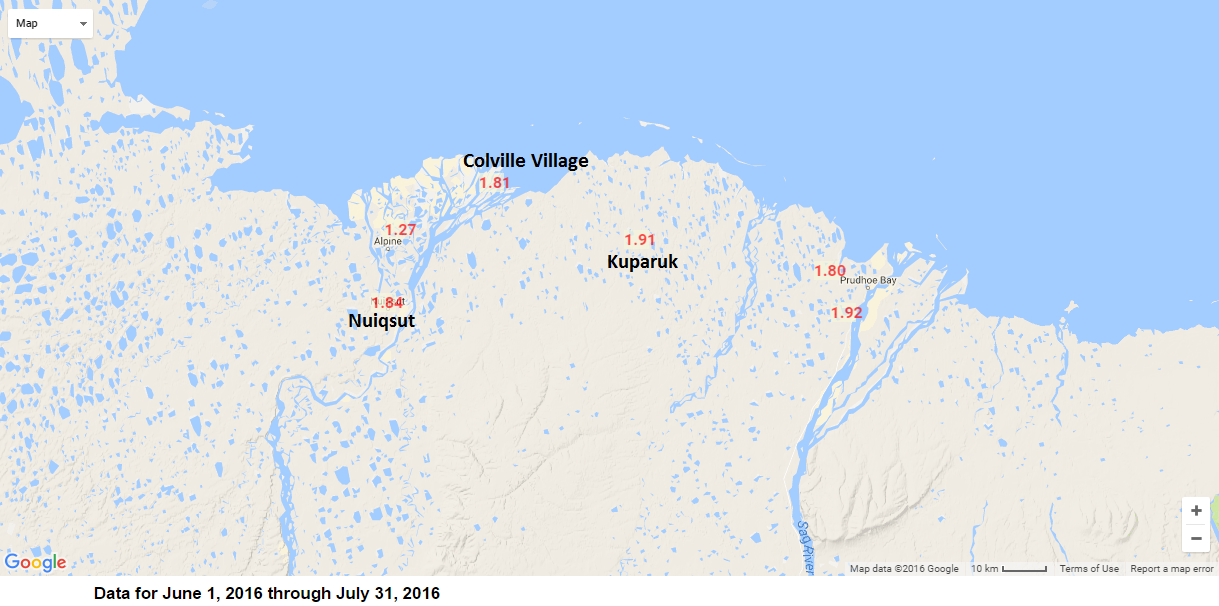 Deep Cold: Alaska Weather & Climate: Colville Delta Dryness