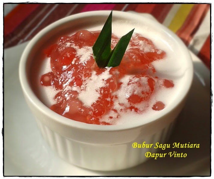 Dapur VinTo: Jenang Delima alias Bubur Sagu Mutiara