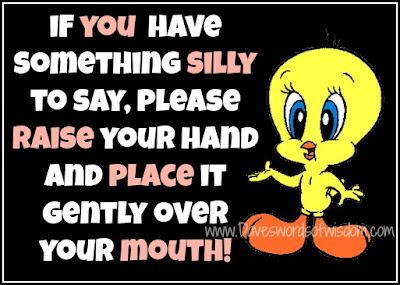 Daveswordsofwisdom.com: If You Have Something Silly To Say