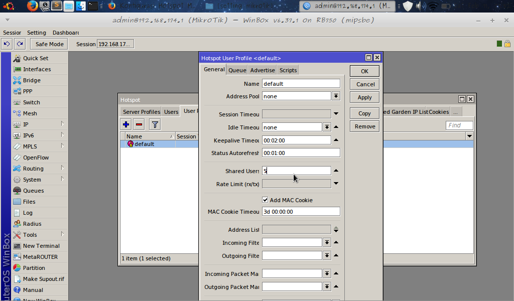 Konfigurasi Dasar dan Konfigurasi Hotspot MikroTik RB750 ~ Adam Burhani ...