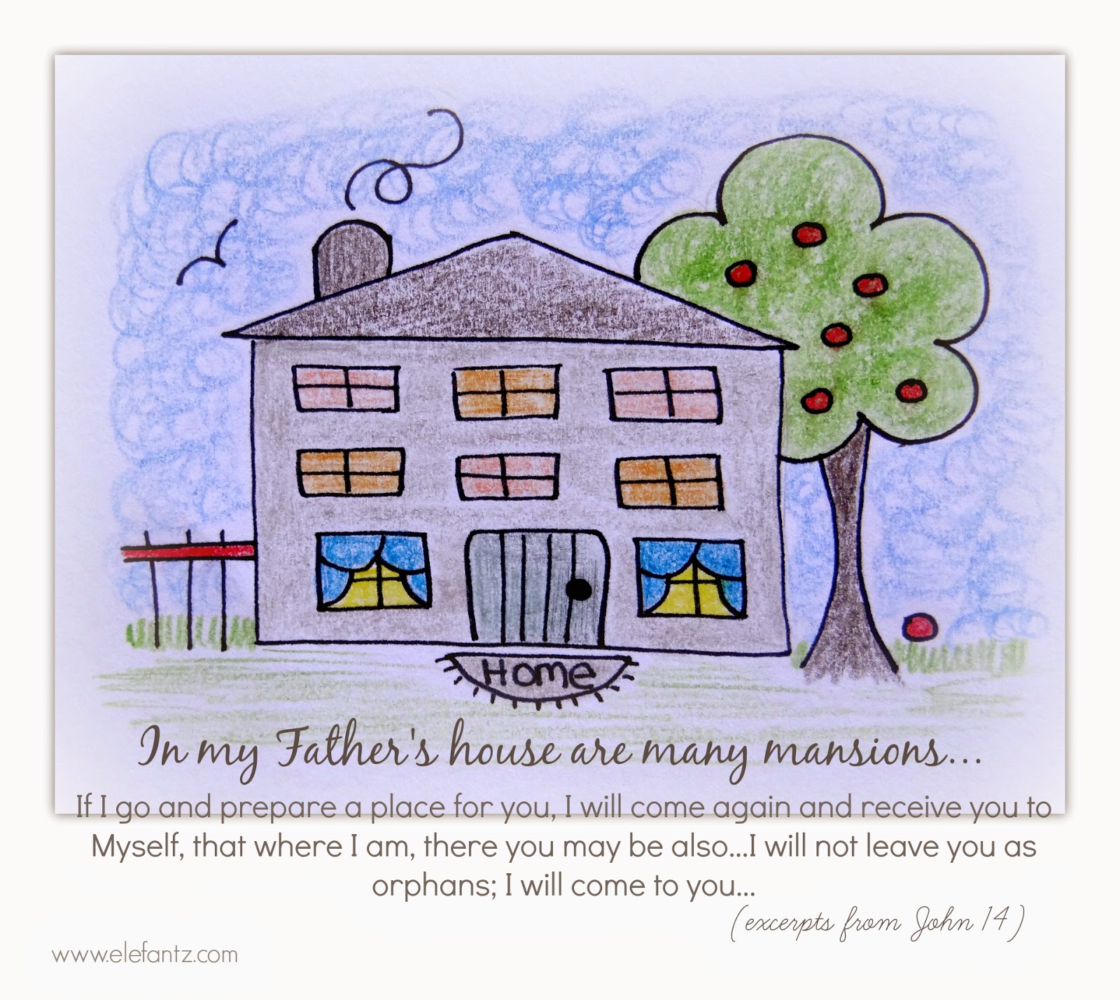 Jenny of ELEFANTZ: Sunday Scripture ~ John 14