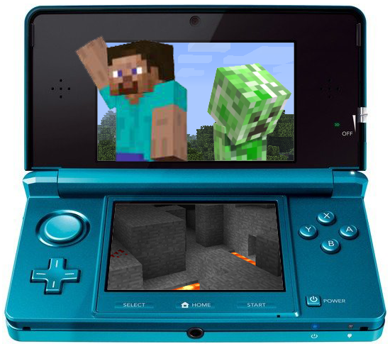 Caos Espacial 257: Minecraft para Nintendo 3DS