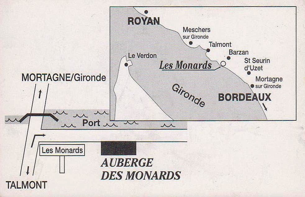 The traveler's drawer: L'AUBERGE DES MONARDS - Restaurant. Barzan ...