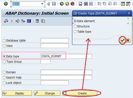 Learn SAP-ABAP online for Free.........: Create/Change/Delete a 'Data ...