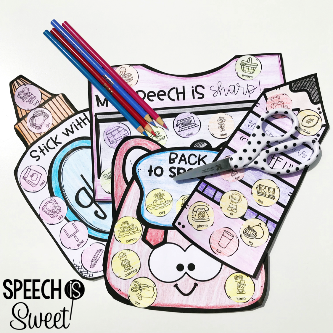 Speech Therapy Crafts! - Speech is Sweet