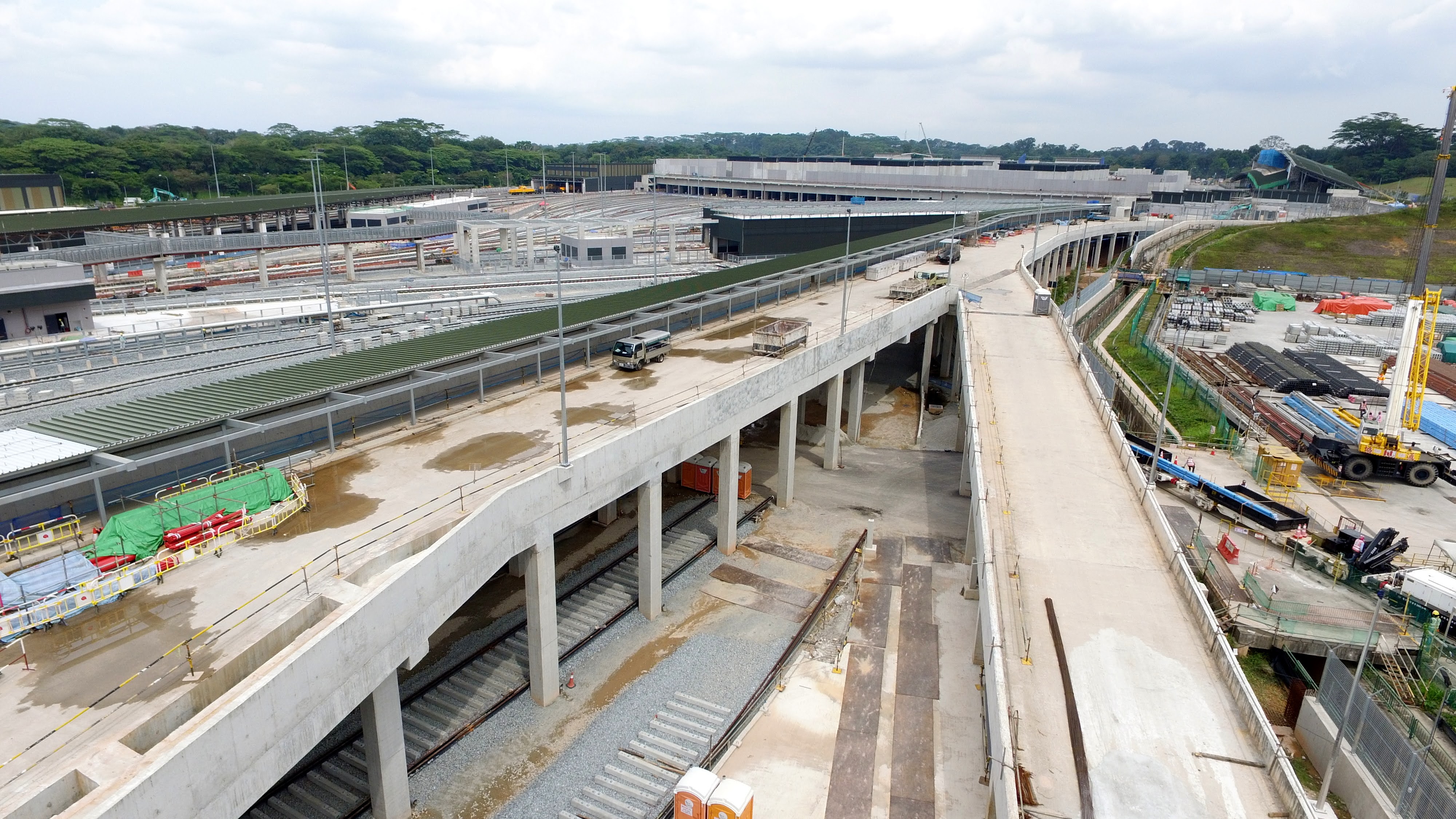 Thomson Line Construction: Launch Shafts Backfill
