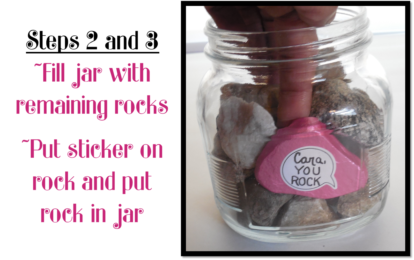 Creative Playground: You Go Girl...You ROCK in a Jar! A Craft for Yourself!