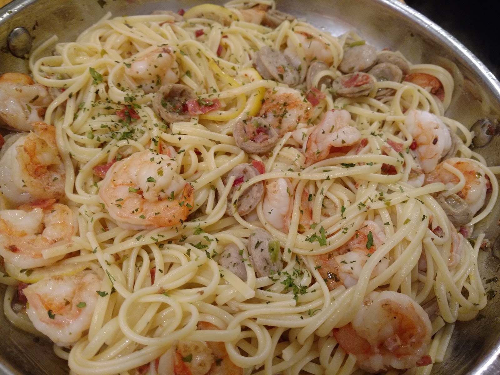 So What Are You Making For Dinner Linguine With Shrimp And Sausage so-what-are-you-making-for-dinner-linguine-with-shrimp-and-sausage