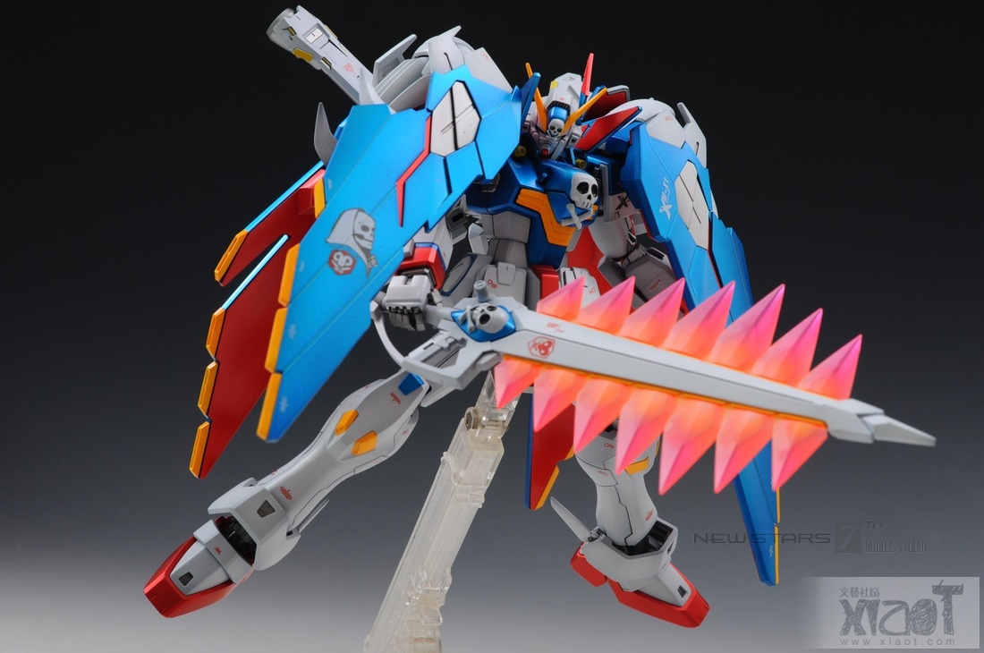 GUNDAM GUY: MG 1/100 Crossbone Gundam X3 Full Cloth [Metallic Colors ...