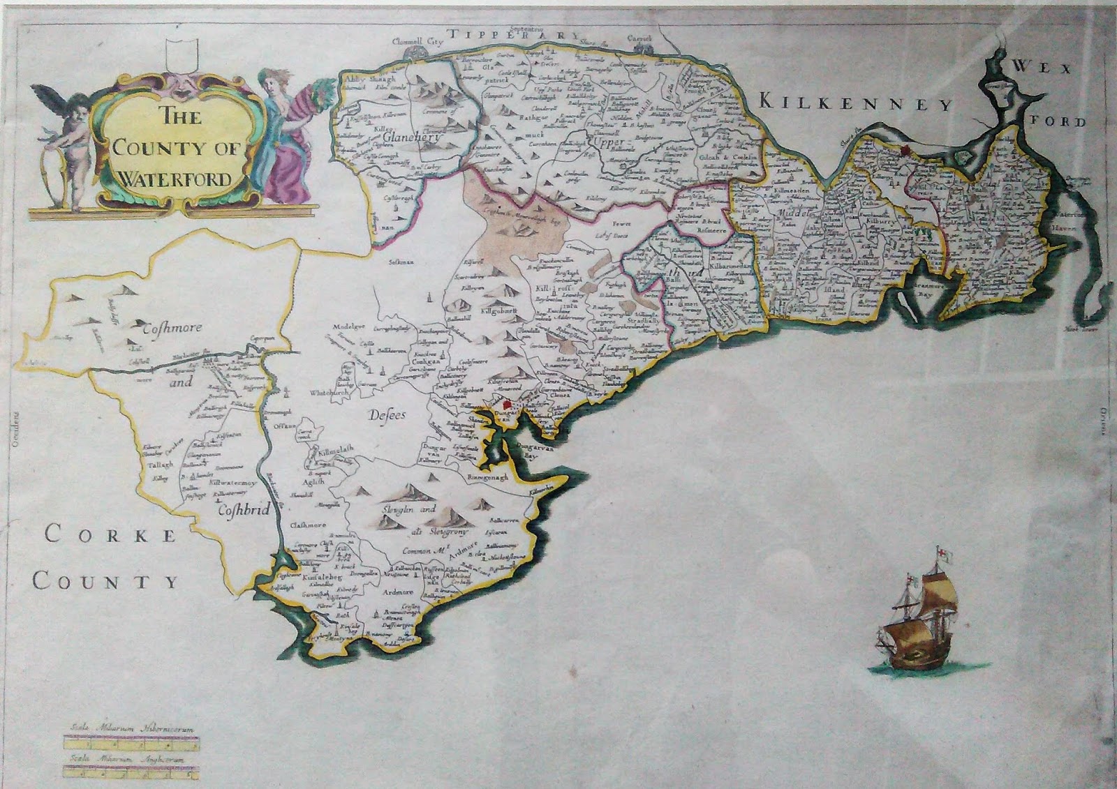 Waterford County Museum: Object of the Week - Down Survey Map of County ...