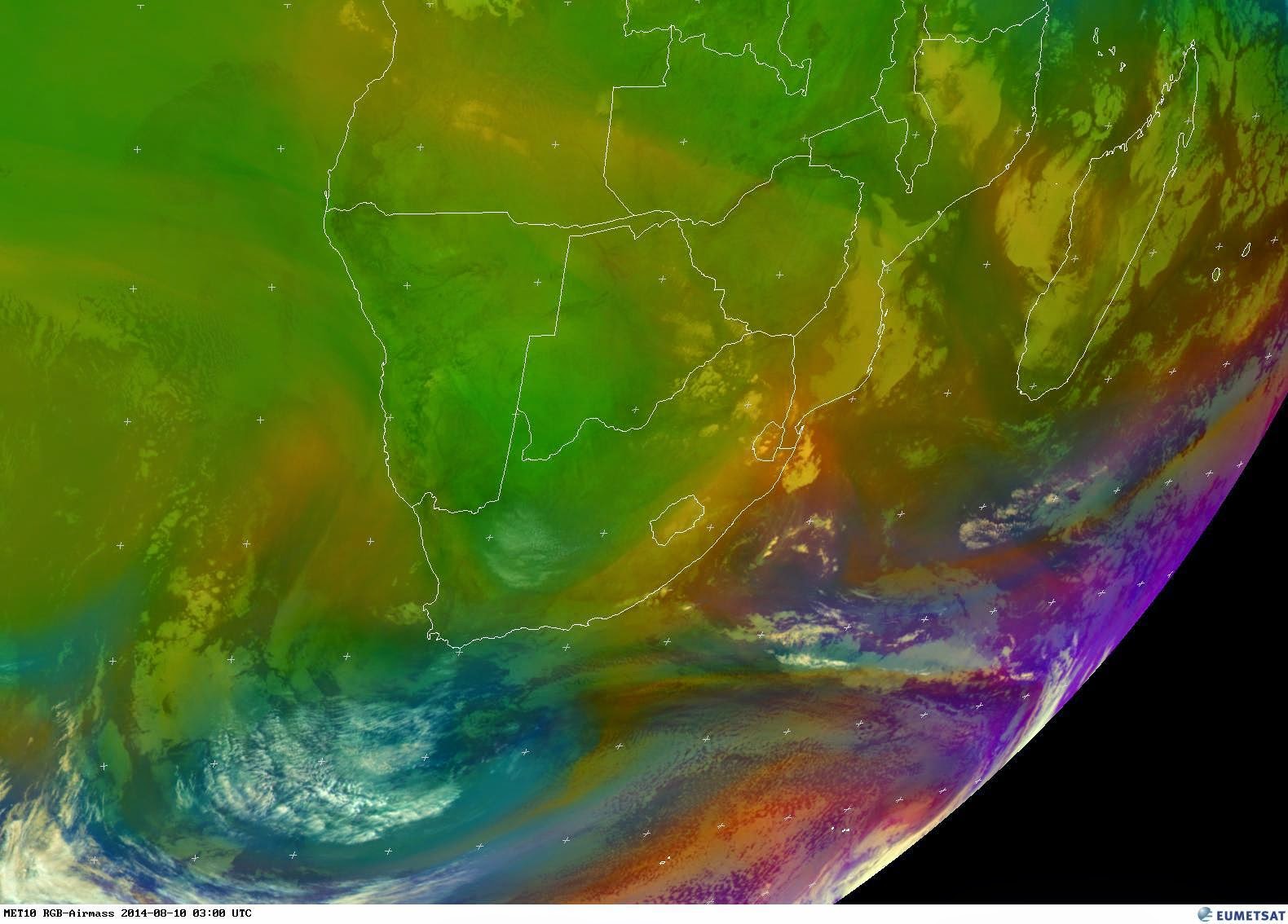 Mossel Bay Weather Observation, South Africa : Weather Satellite Image ...