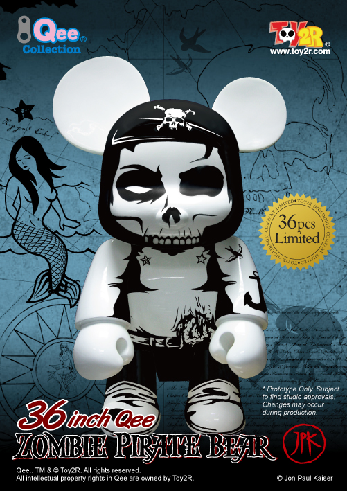 The Blot Says...: Jon-Paul Kaiser 36” Zombie Pirate Olaf the Mute Qee