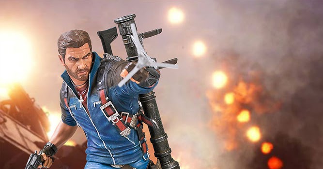 toyhaven: Pre-order Gaming Heads 1:4 scale Just Cause 3 Rico Rodriguez ...