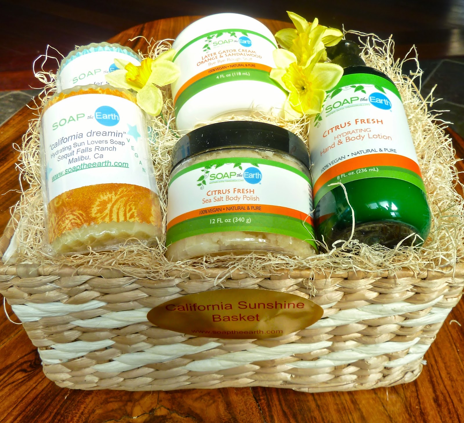 soaptheearth: All Natural Gift basket