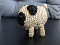 Daisy's Designs: Mini Pug Crochet Pattern