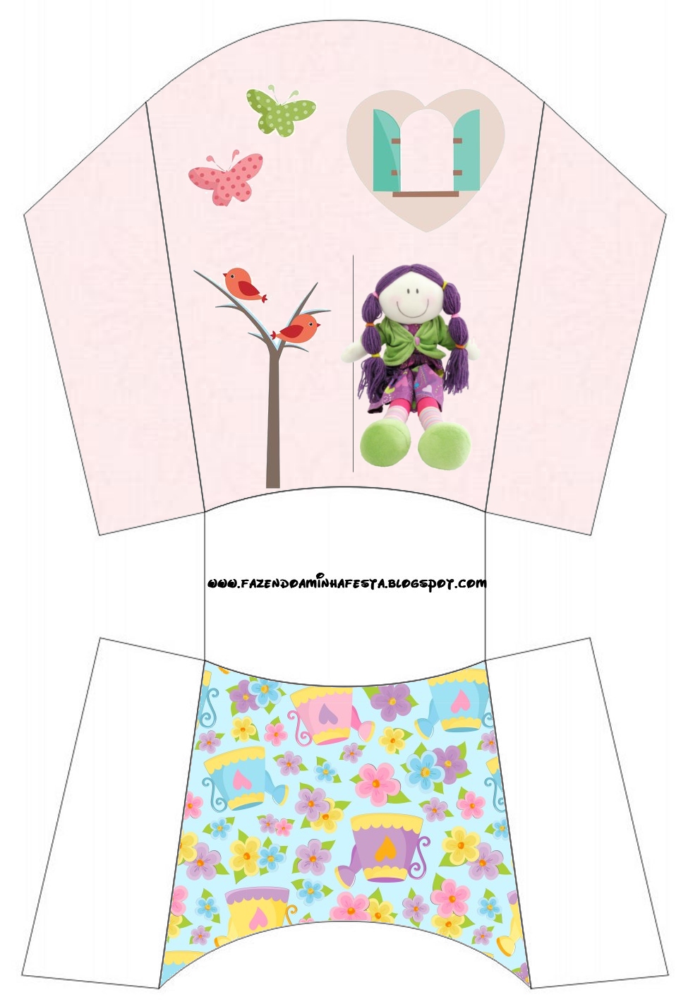 Cloth Dolls: Free Printable Boxes. - Oh My Fiesta! in english