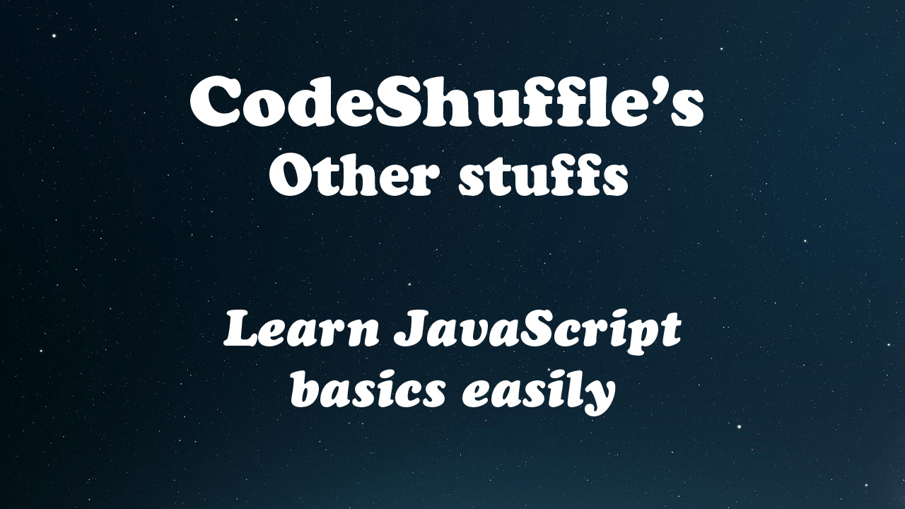 Learn entire JAVASCRIPT basics from one single image + JavaScript ... Learn entire JAVASCRIPT basics from one single image + JavaScript ...