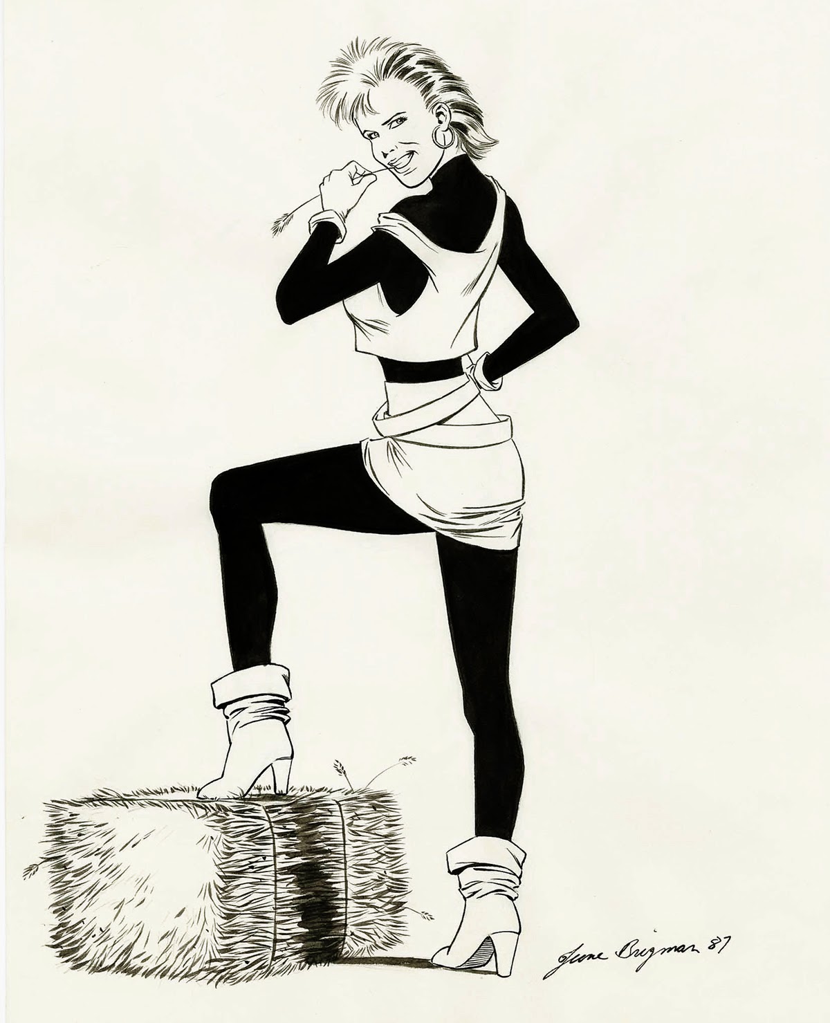 Marvel Comics of the 1980s: 1987 - Rogue by June Brigman