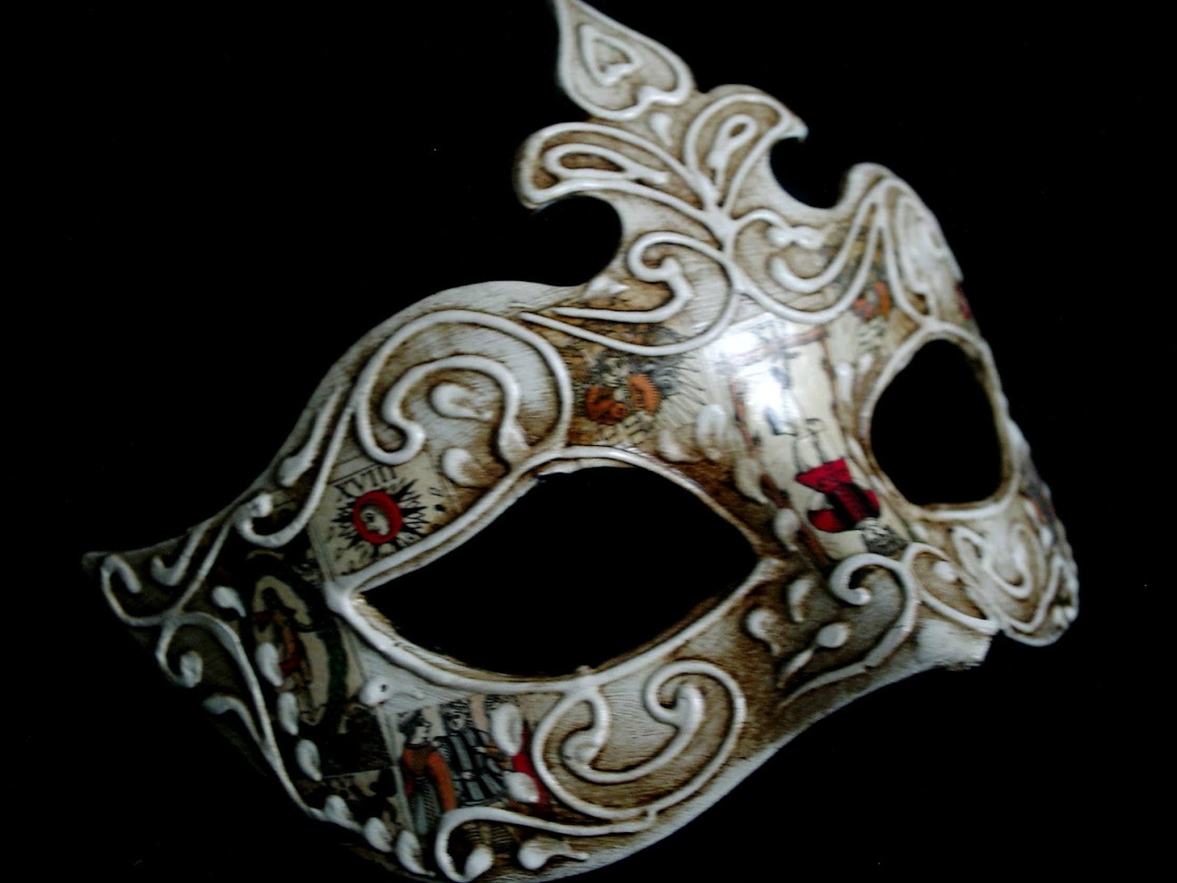 rombi venetian masquerade mask - green