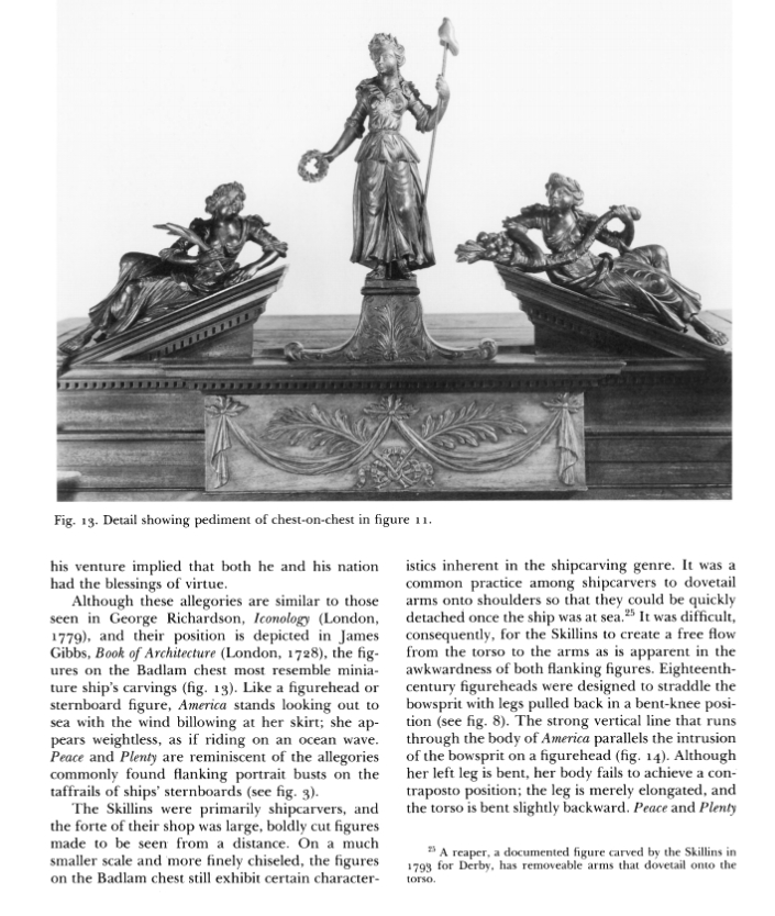 English 18th Century Portrait Sculpture: The Skillin Family of Carvers ...