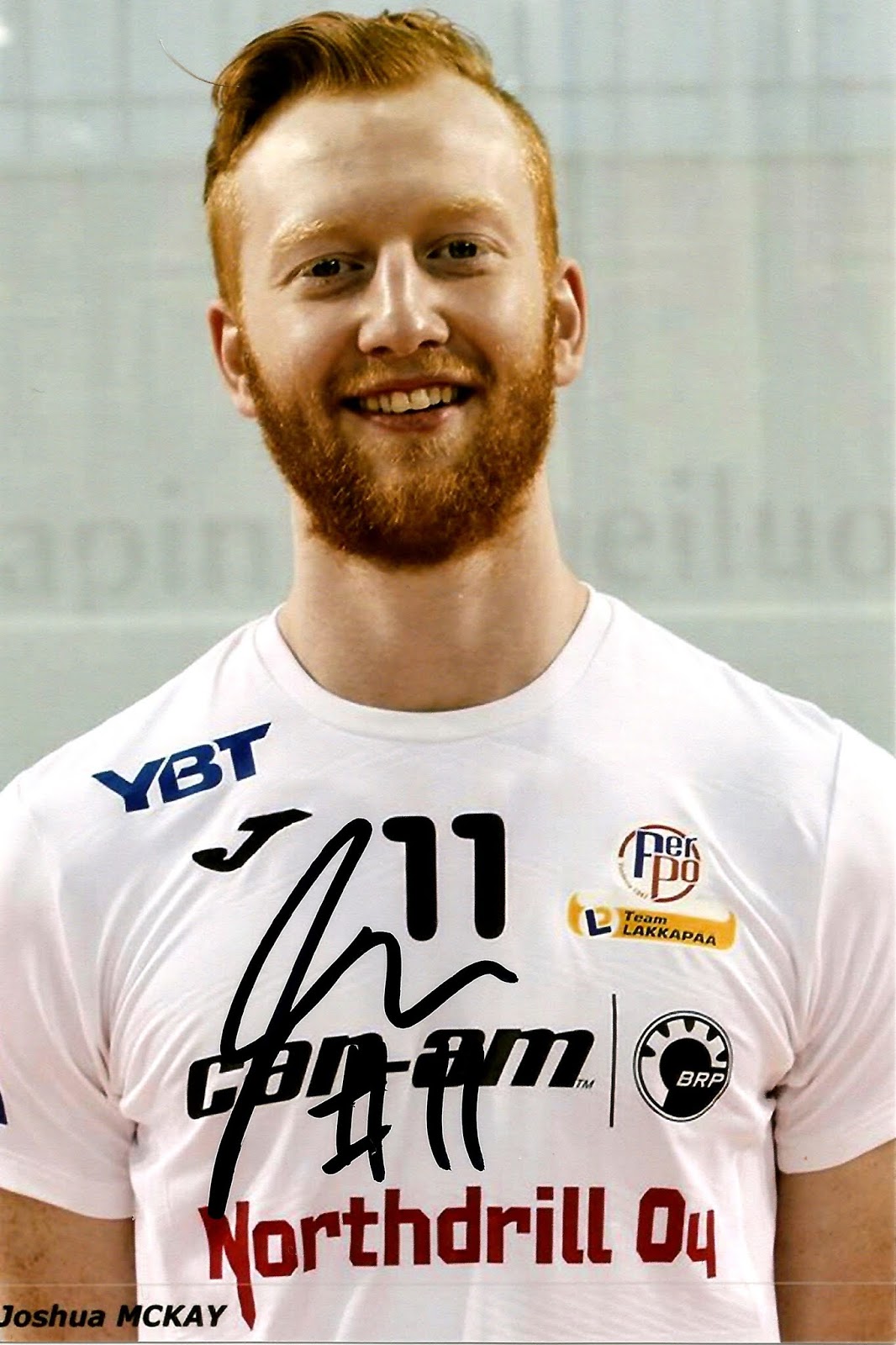 Autografy Bartka : Joshua McKay