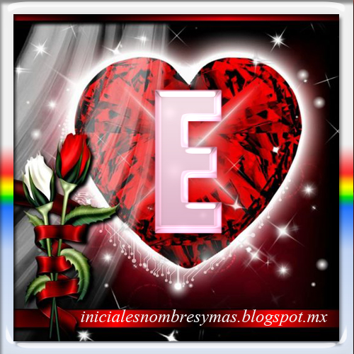 Iniciales Nombres y Más: ALFABETO BELLO CORAZON Y ROSA