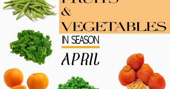 Food-Mood: Hello April & Seasonal Foods!!