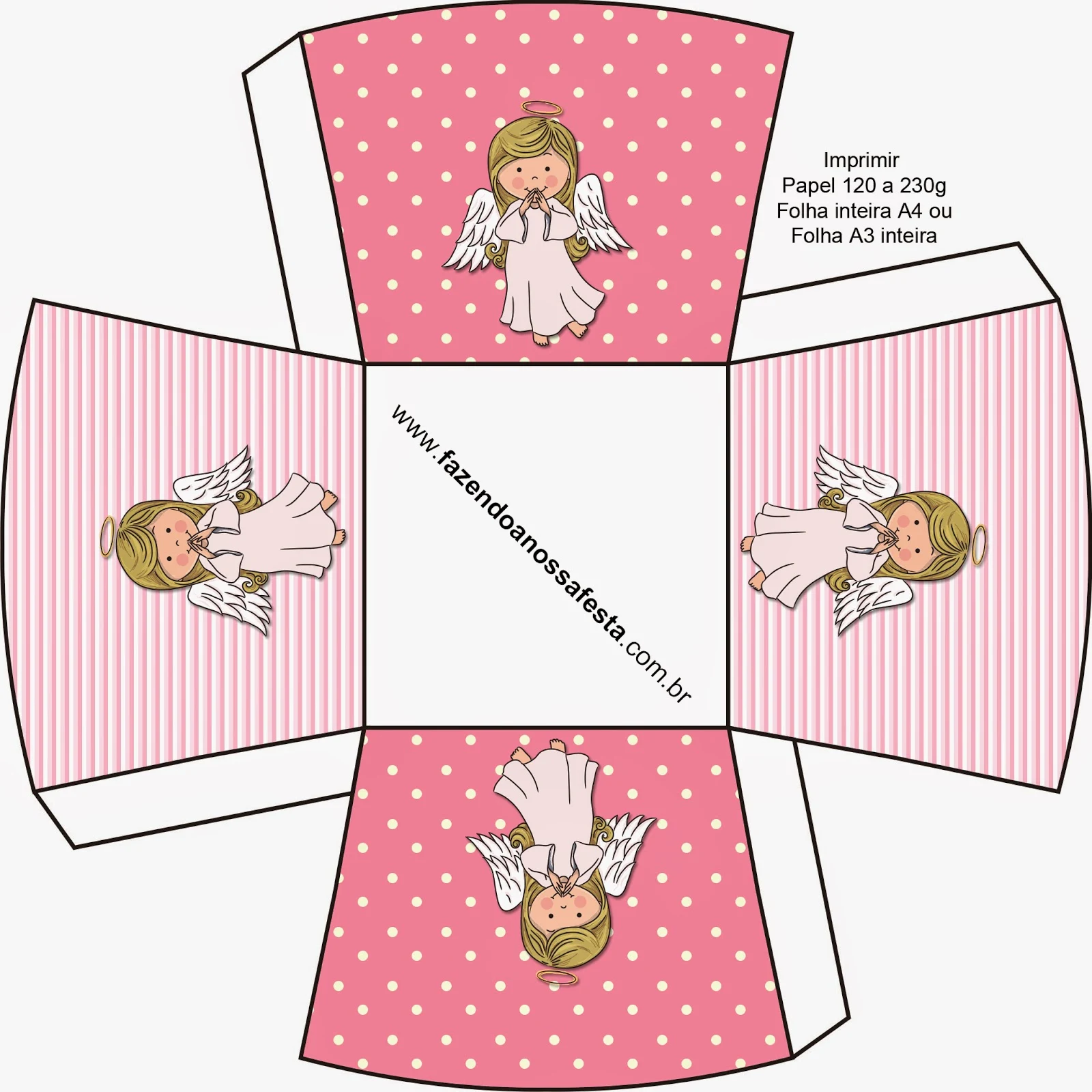 Angel Girl Free Printable Boxes. - Oh My Fiesta! in english