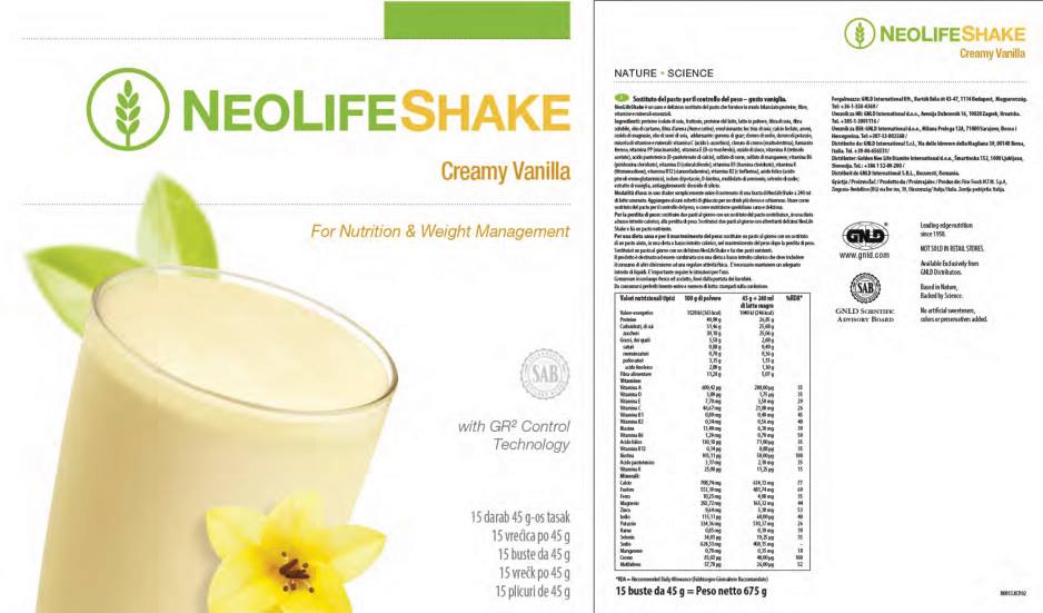 SALUTE HEALTH SALUD www.neolifeshop.it/francescamodugno NEOLIFE Gnld ...