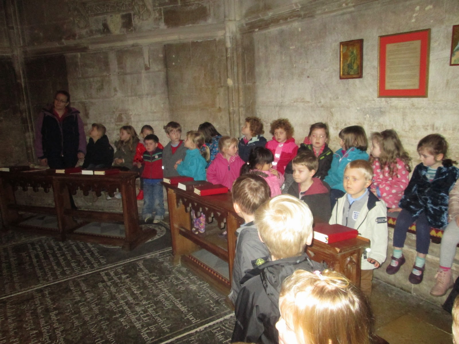 Mitton Manor Pre-School and After School Club: Visit to Tewkesbury Abbey