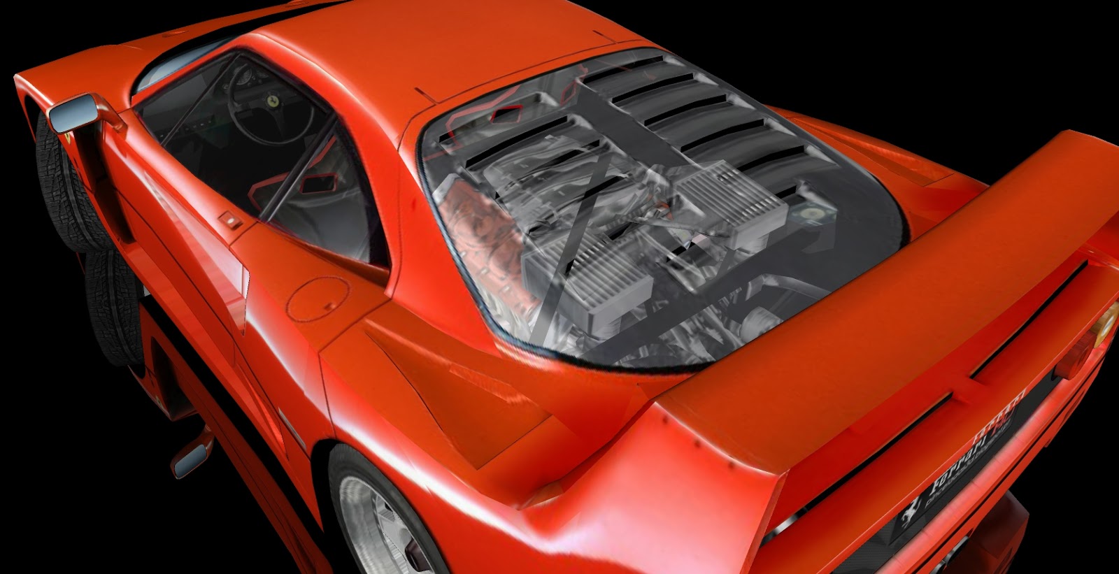 3D Strokes: Stroke 160 - Ferrari F40
