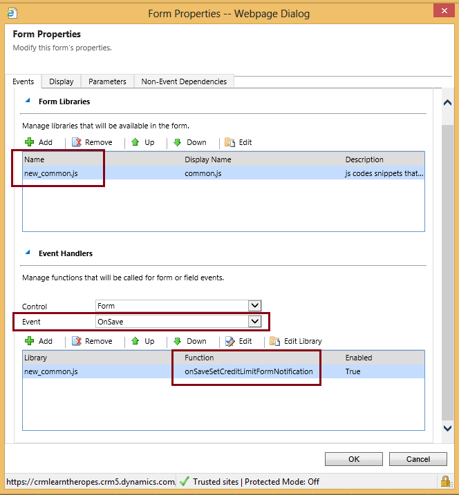 Microsoft Dynamics Crm 2013 Learn The Ropes Form Notification In Crm 2013 Using Javascript Or