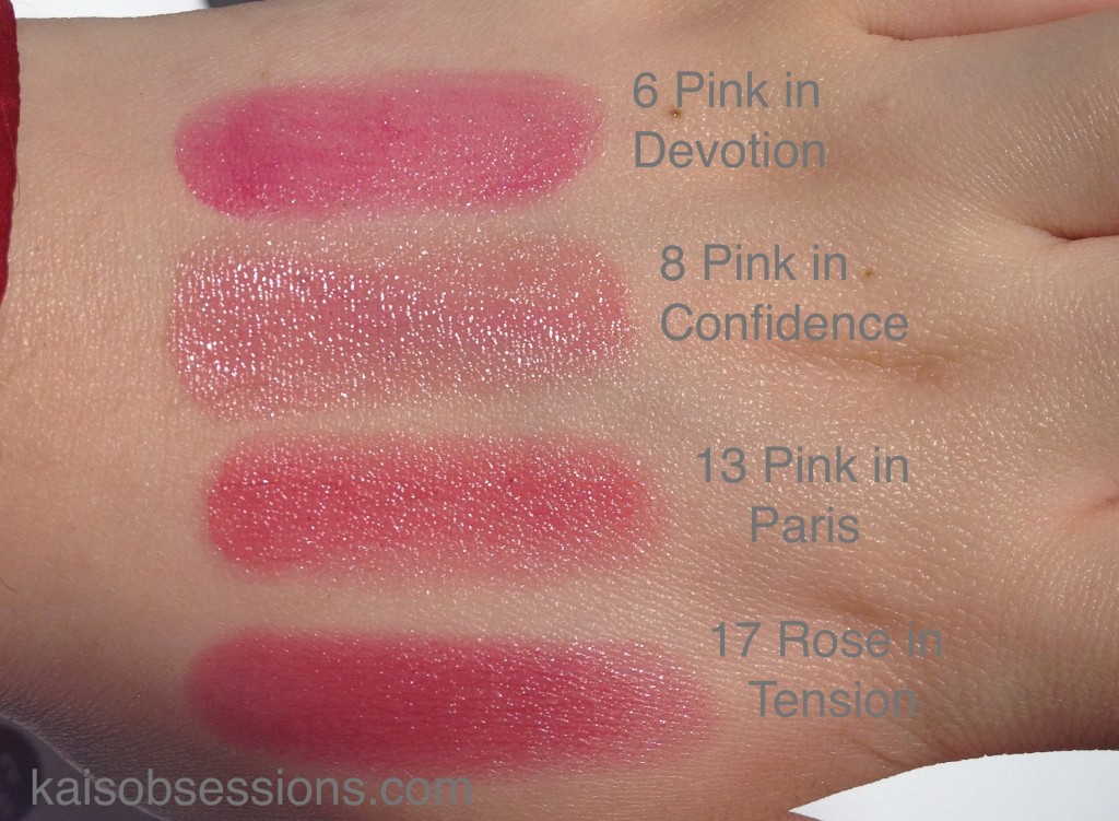 Beauty And The City: YSL - Rouge Volupté Swatches