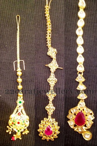 Simple Polki Tika Gallery - Jewellery Designs