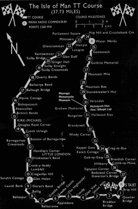 STRANGER BLOG: THE ISLE OF MAN TT COURSE