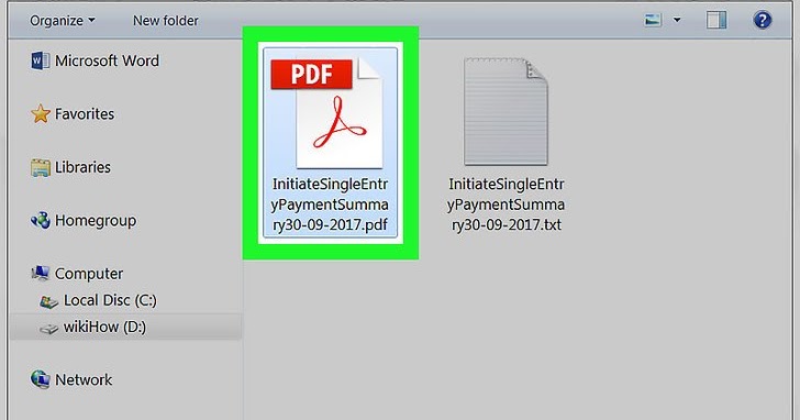 How to insert pdf into word