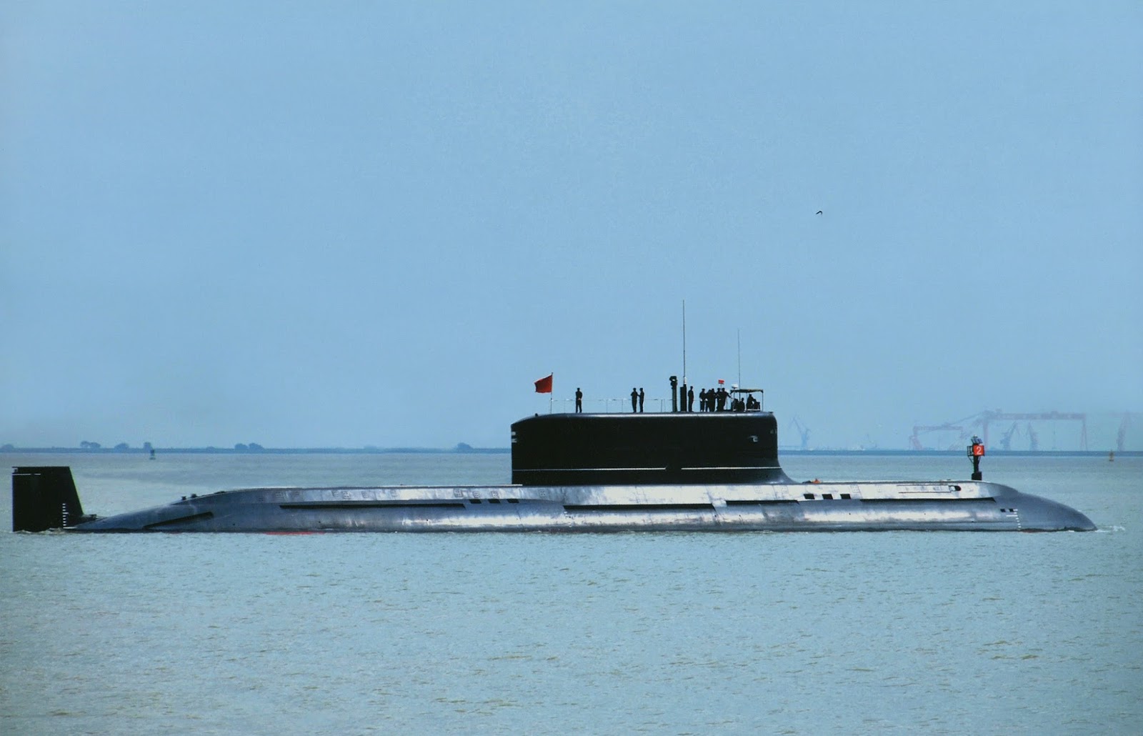 Chinese Type 032 QING Class Diesel-Electric Ballistic Missile Submarine ...